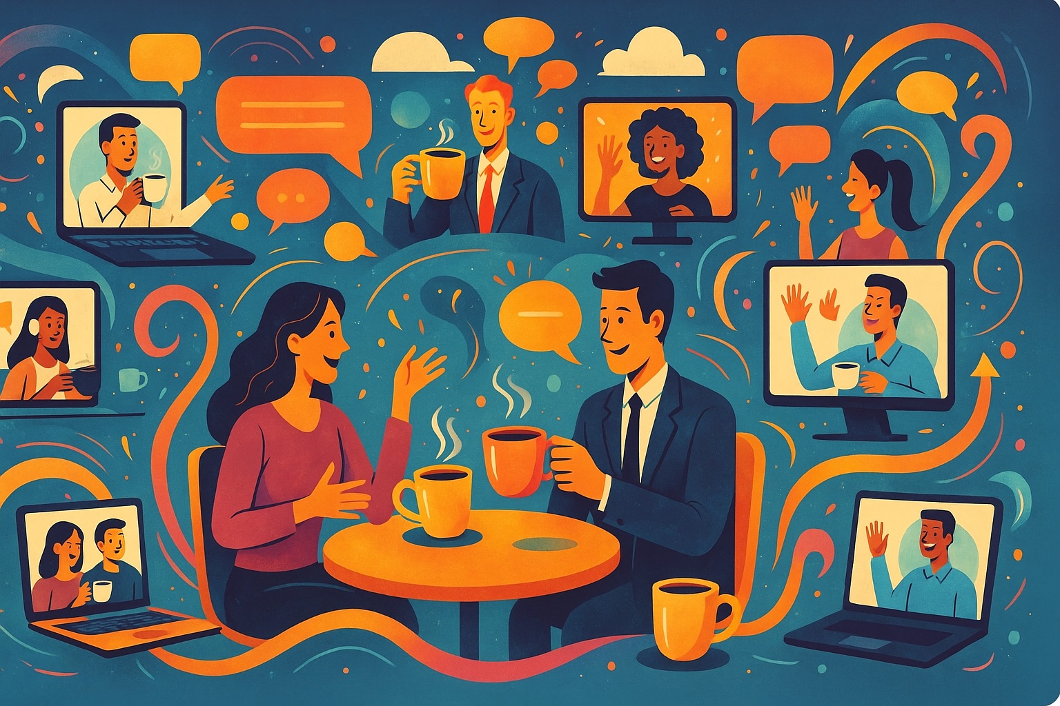 Virtual Coffee Breaks: Strengthening Team Bonds Remotely
